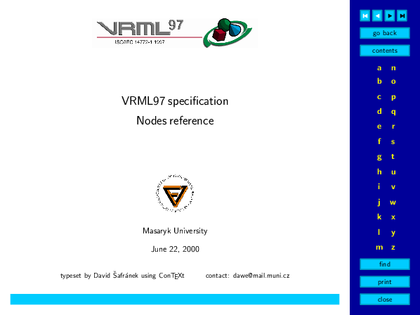 (PDF) VRML97 specification Nodes reference