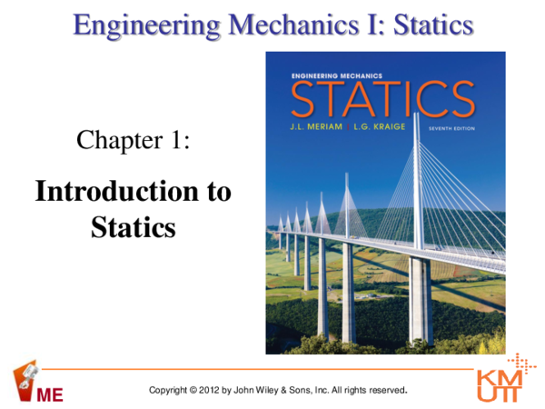 (PDF) Introduction to Statics