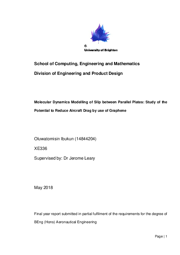 (PDF) School of Computing, Engineering and Mathematics Division of ...