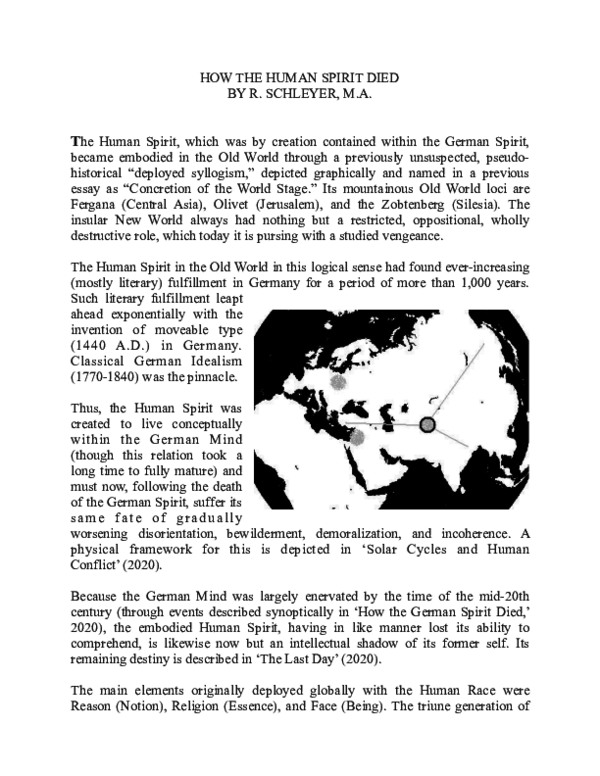 (PDF) How the Human Spirit Died