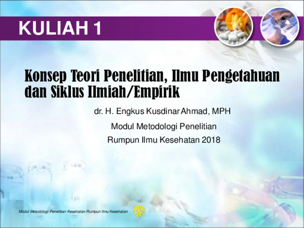 (PPT) Konsep Teori Penelitian Siklus Ilmiah dan Empirik