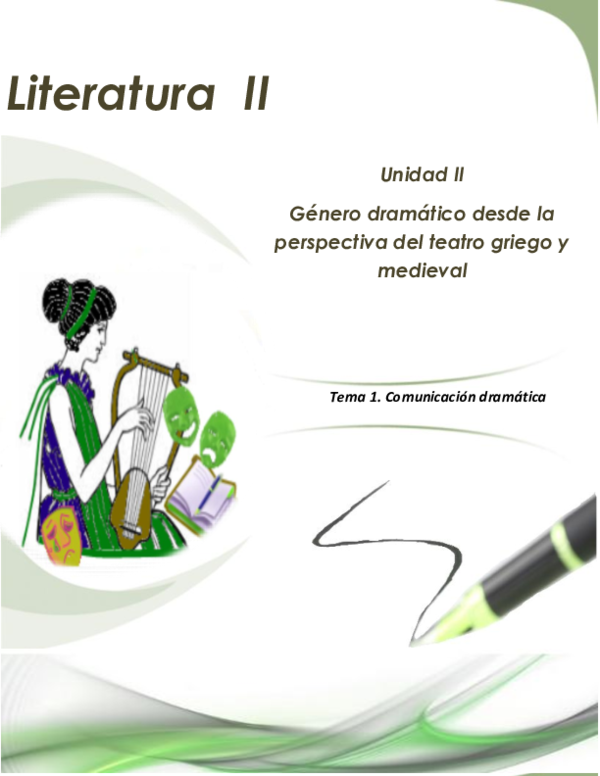 (PDF) Unidad II Género dramático desde la perspectiva del teatro griego ...