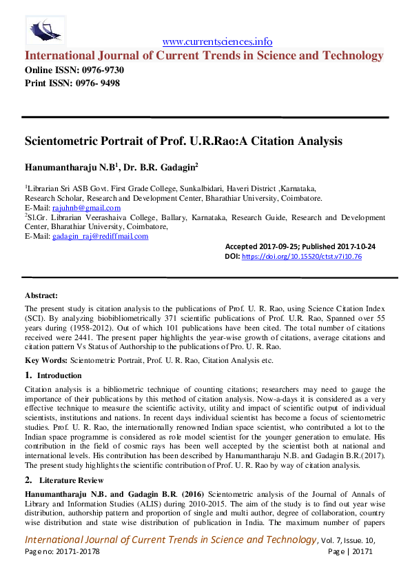 (PDF) International Journal of Current Trends in Science and Technology ...