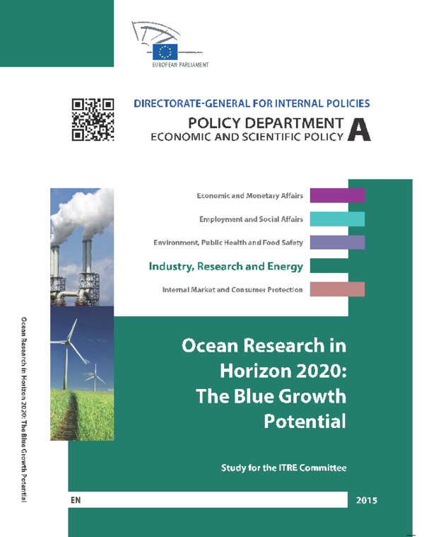 (PDF) Ocean Research in Horizon 2020: The Blue Growth Potential