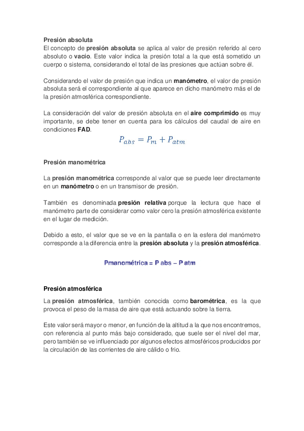 (DOC) Presión absoluta