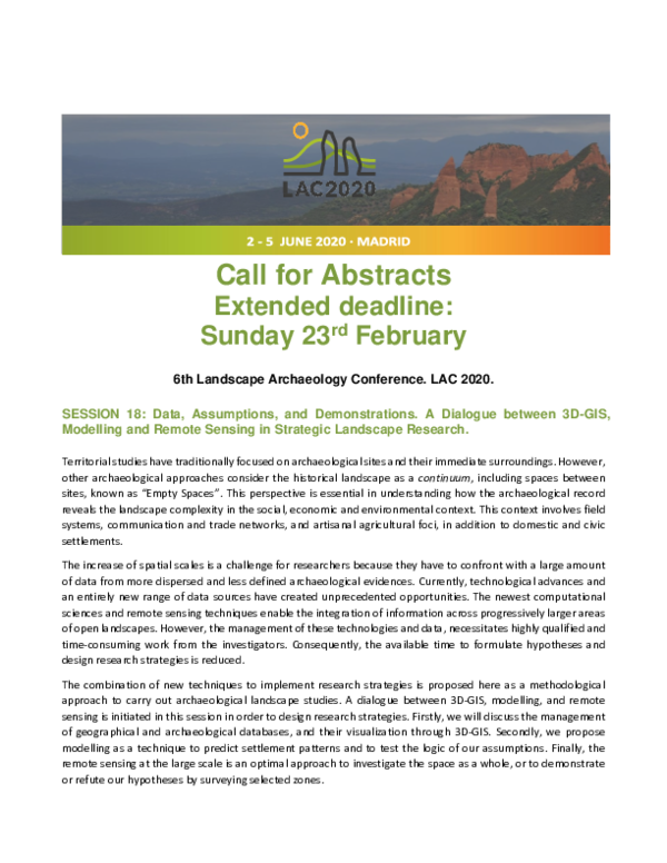 (PDF) 3D-GIS and Remote Sensing in Landscape Studies