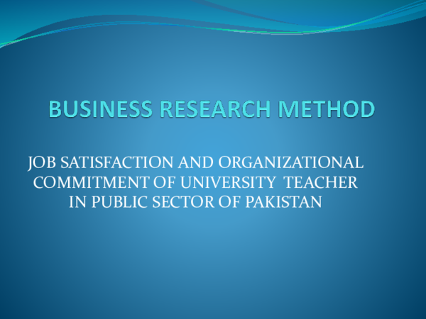 (PPT) BUSINESS RESEARCH METHOD