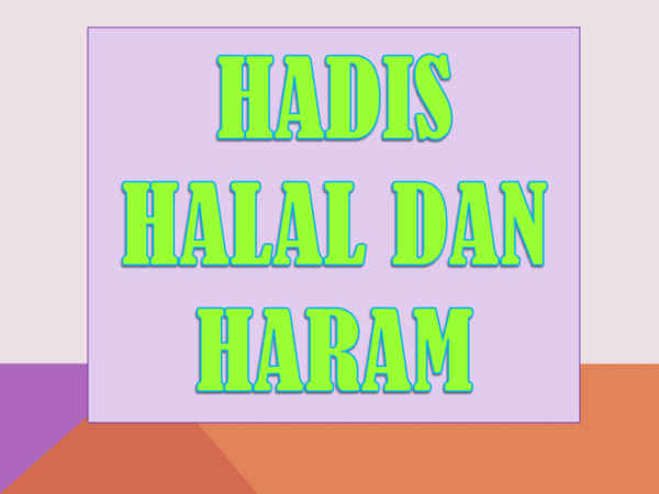 (PDF) HADIS HALAL DAN HARAM