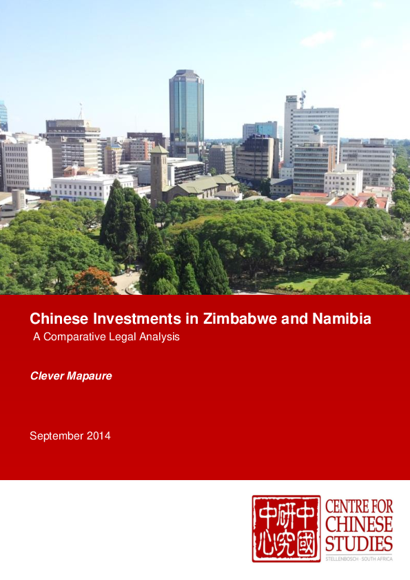 (PDF) Chinese Investments in Zimbabwe and Namibia: A Comparative Legal ...