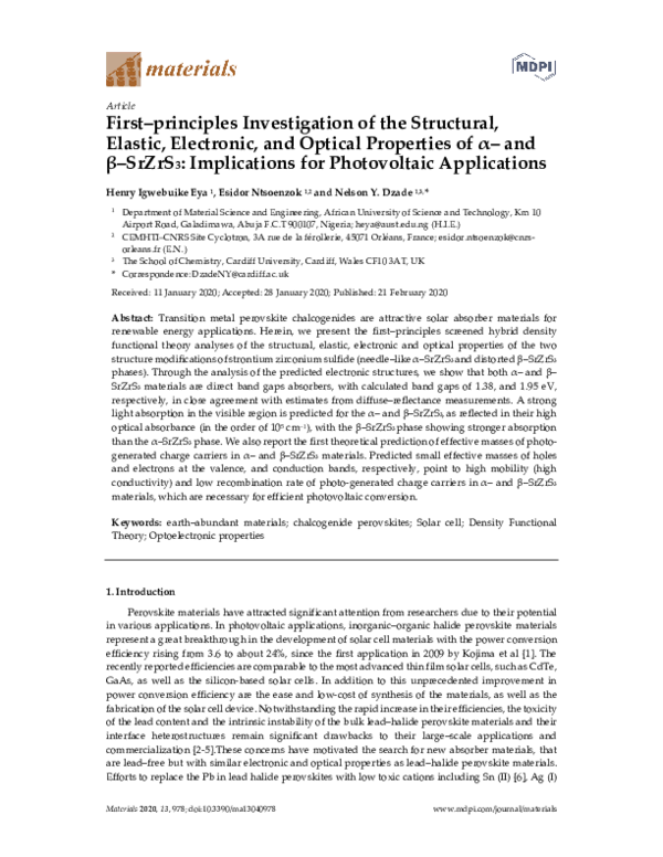 Pdf First Principles Investigation Of The Structural Elastic