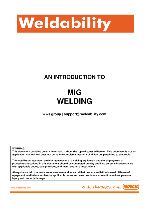 (PDF) Intro MIG Welding