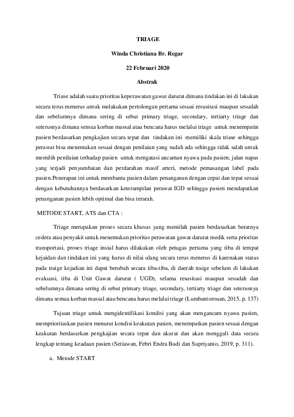 (DOC) PT. 2 ( Triage KGD)