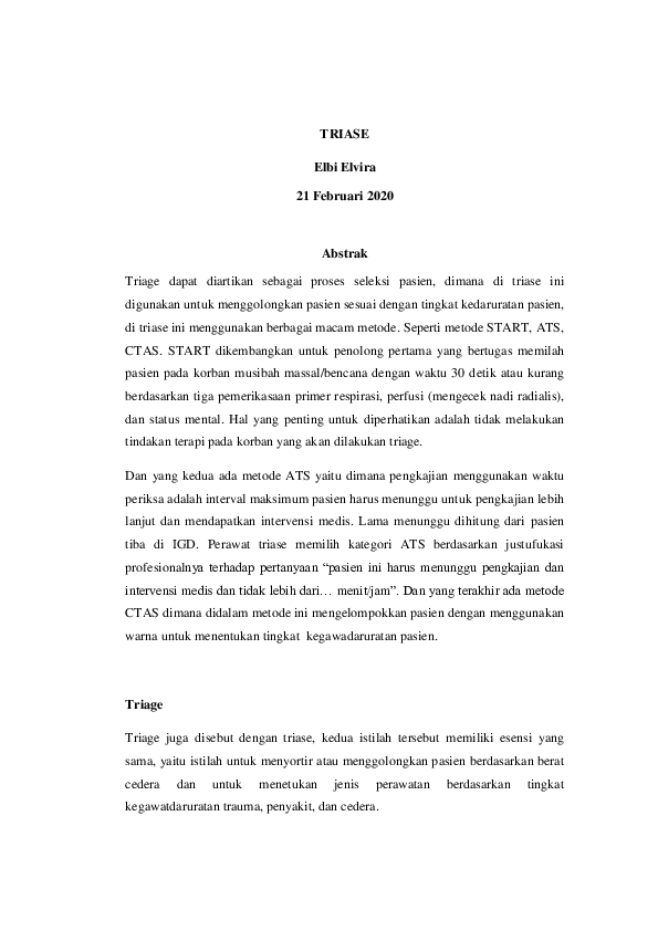 (DOC) TRIASE | Elby Elvira - Academia.edu