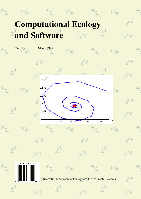 (PDF) Computational Ecology and Software, 2020, Vol. 10, No. 1