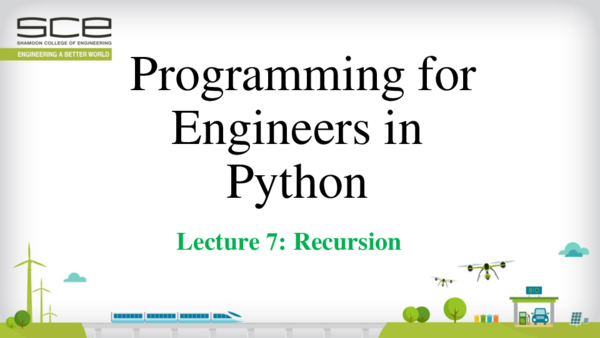 (PDF) Programming for Engineers in Python