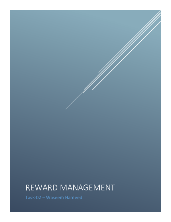 (PDF) HRM - Reward Management - Reward Strategy