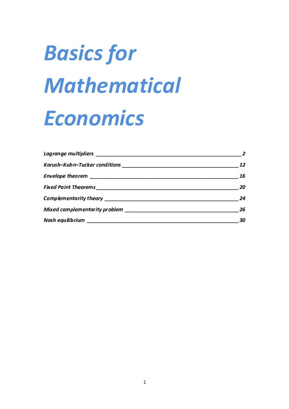 (PDF) Basic Mathematics for Economists | Mônica Borges - Academia.edu