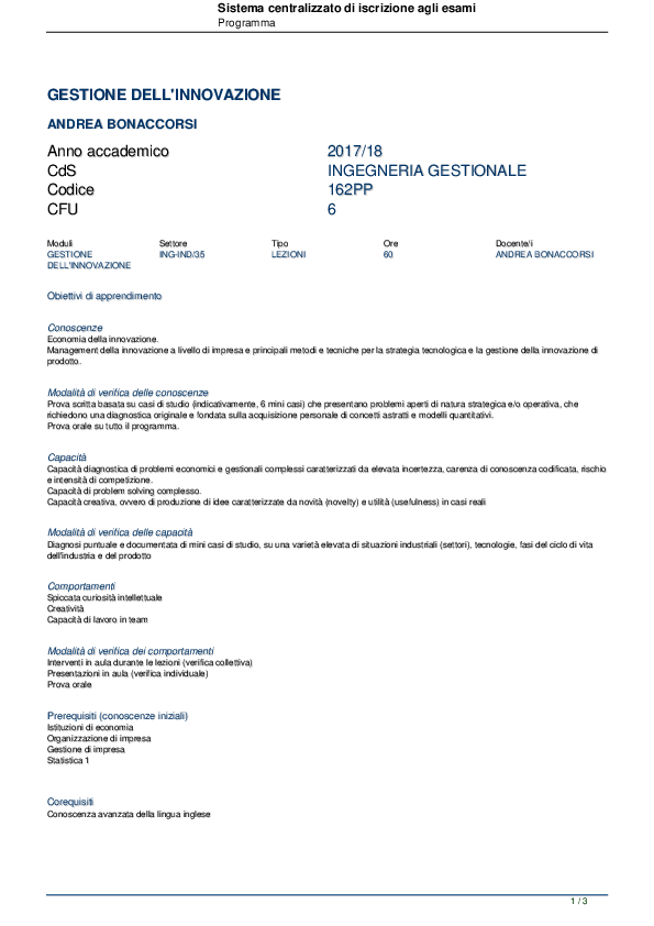 (PDF) Sistema centralizzato di iscrizione agli esami | MARSHA GOMEZ ...