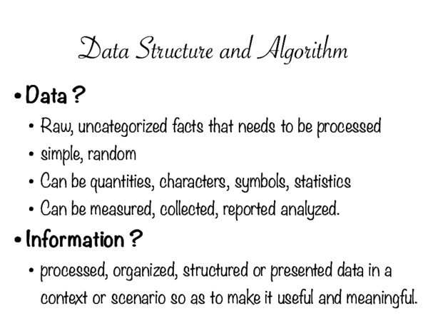 (PDF) Data Structure and Algorithm • Data