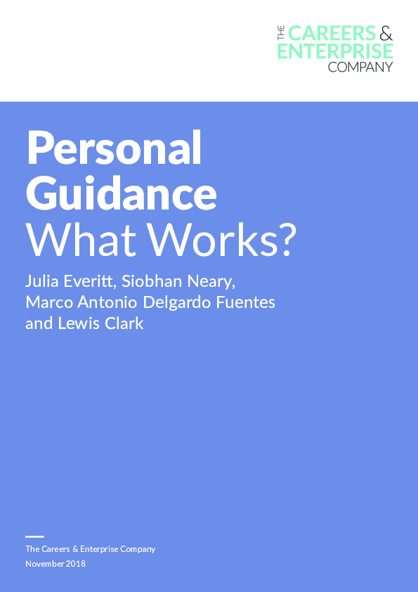(PDF) Personal Guidance What Works