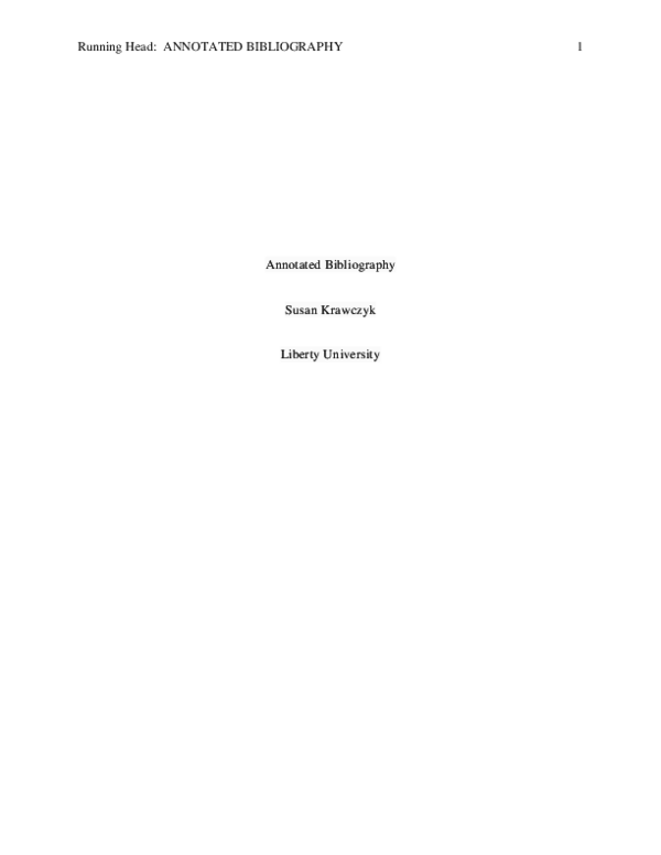 (DOC) Bibliography Assignment Module