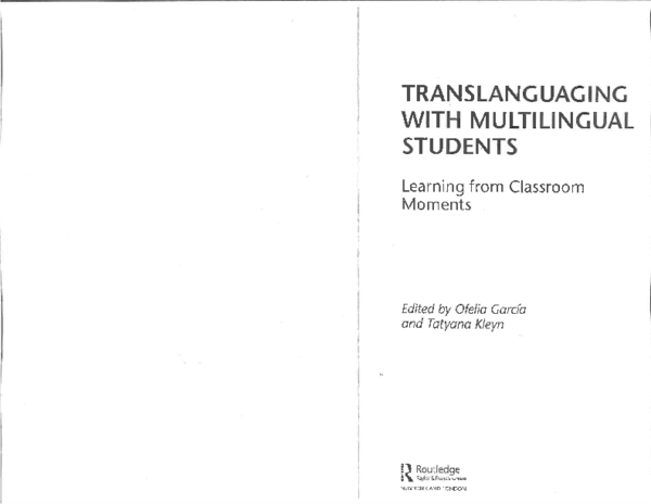 (PDF) Reclaiming Bilingualism: Translanguaging in a Science Class