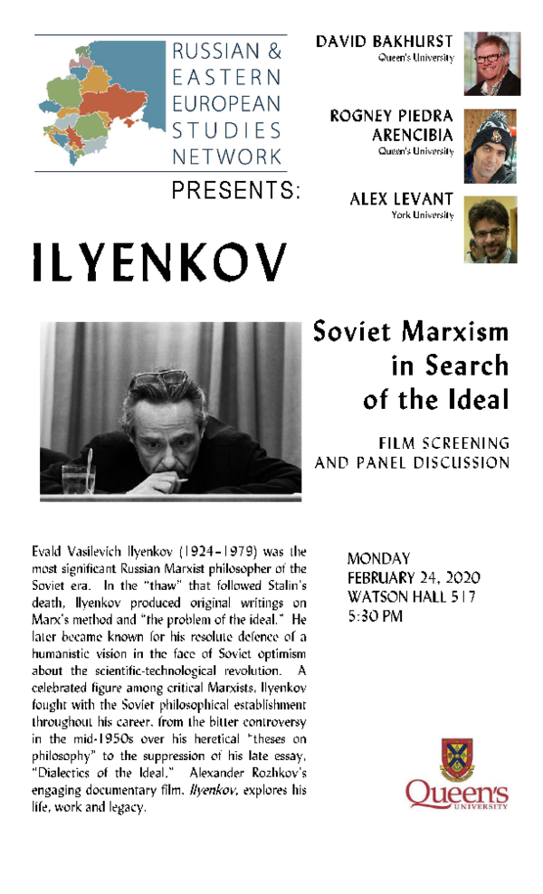 (PDF) Some quick thoughts about what kind of philosopher Ilyenkov is