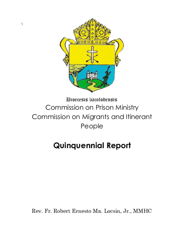 (DOC) Commission on Prison Pastoral Care and Migrants Pastoral Care ...