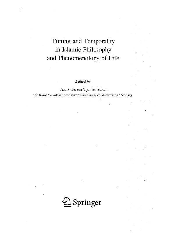(PDF) Mir Damad on Time and Temporality