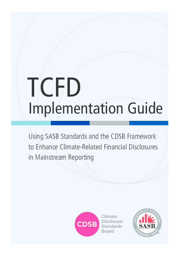 (PDF) Using SASB Standards and the CDSB Framework to Enhance Climate ...