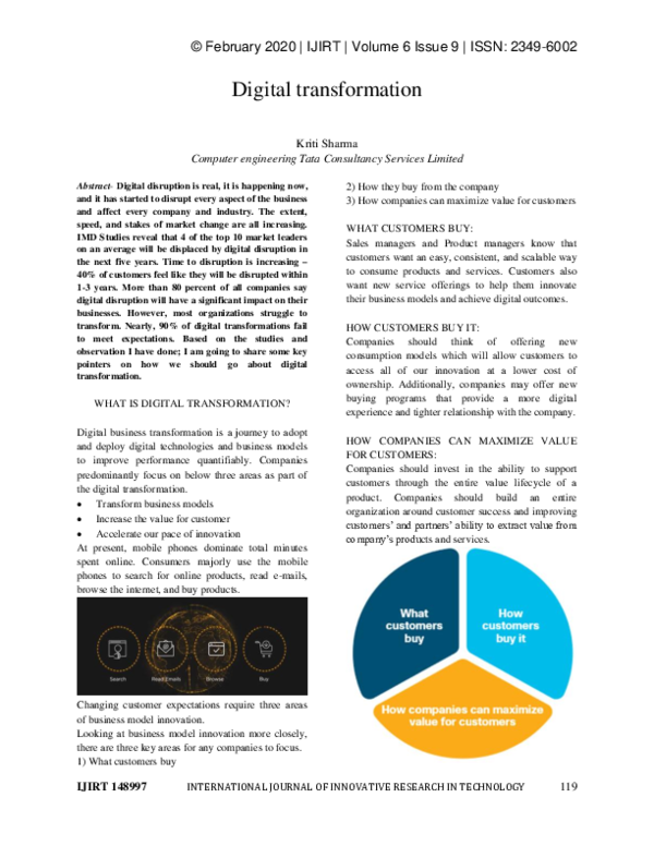 (PDF) Digital transformation