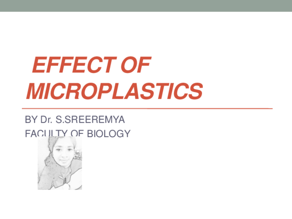 (PPT) Effect of Microplastics