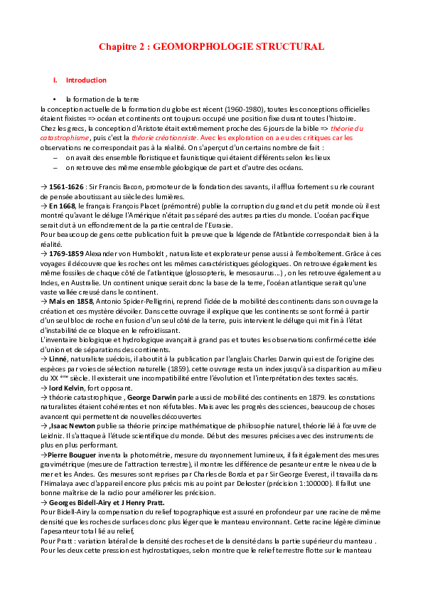 (PDF) Chapitre 2 : GEOMORPHOLOGIE STRUCTURAL