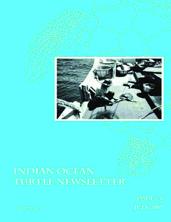 (PDF) Indian Ocean Turtle Newsletter No. 6
