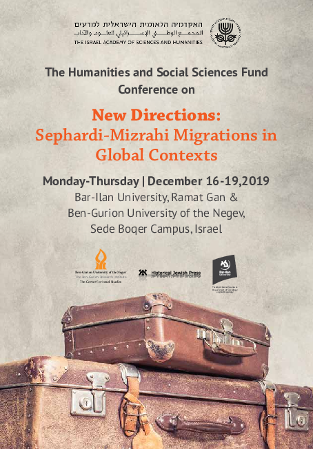 (PDF) New Directions: Mizrahi-Sephardi Migration in Global Contexts ...