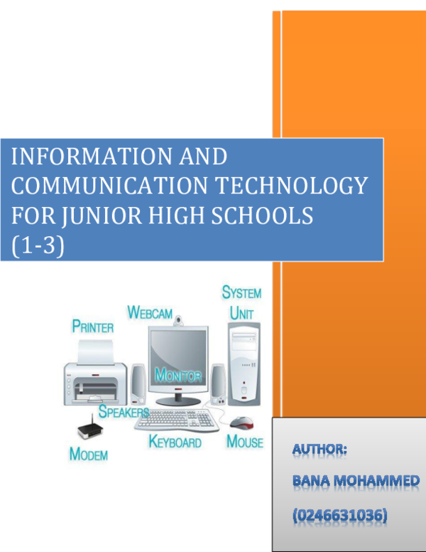 (PDF) INFORMATION AND COMMUNICATION TECHNOLOGY FOR JUNIOR HIGH SCHOOLS ...