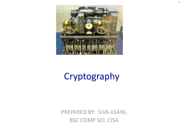 (PPT) LECTURE 2-CRYPTOGRAPHY