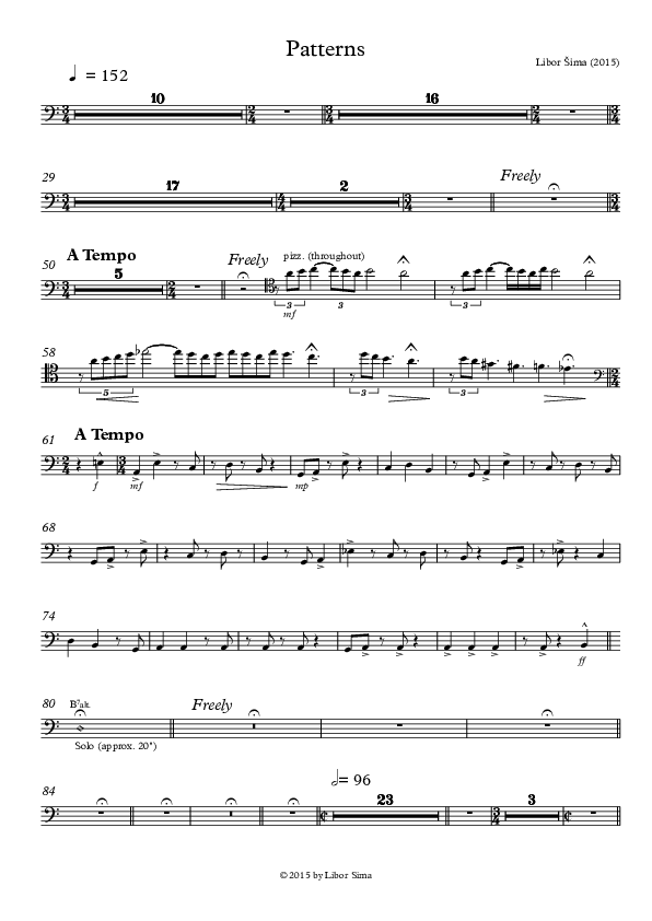 (PDF) PATTERNS solo DOUBLE BASS