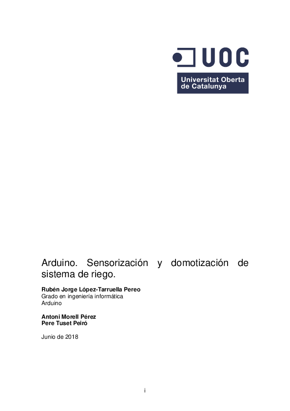 (PDF) Arduino riego
