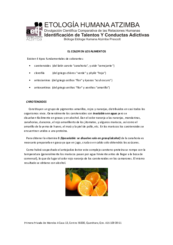 (PDF) Existen 4 tipos fundamentales de colorantes