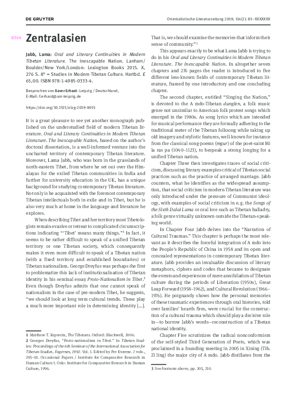 (PDF) [Review of] Jabb, Lama: Oral and Literary Continuities in Modern ...