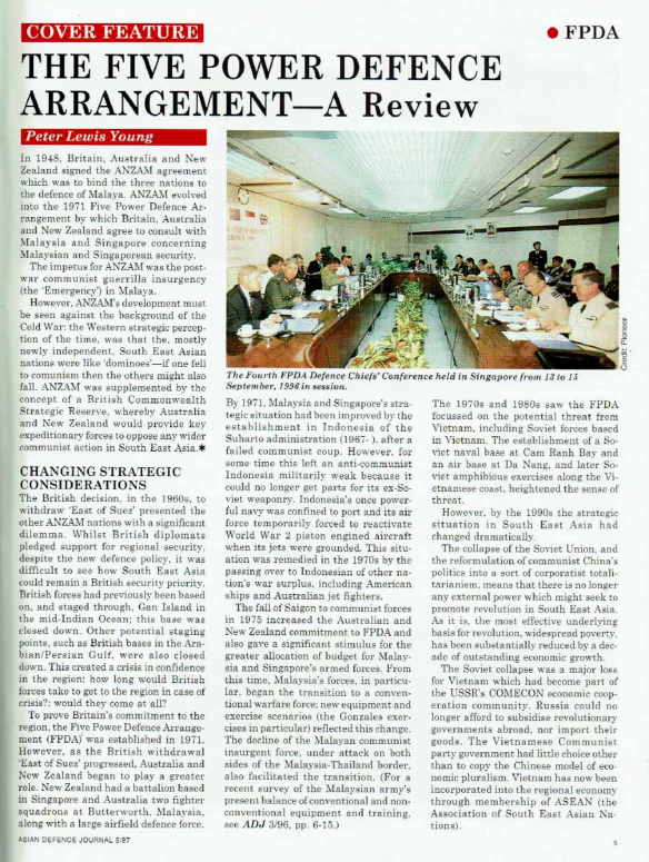 (PDF) Five Power Defence Arrangement - A Review