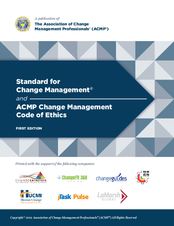 (PDF) The Association of Change Management Professionals® (ACMP