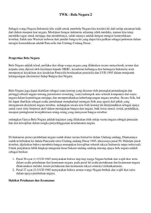 (PDF) TWK -Bela Negara 2