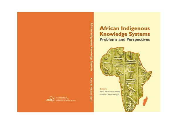 (PDF) AFRICAN INDIGENOUS KNOWLEDGE SYSTEMS: PROBLEMS AND PERSPECTIVES