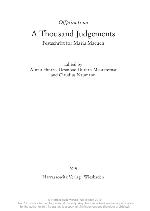(PDF) “Virginity and Water: Between the Babylonian Talmud and Iranian ...