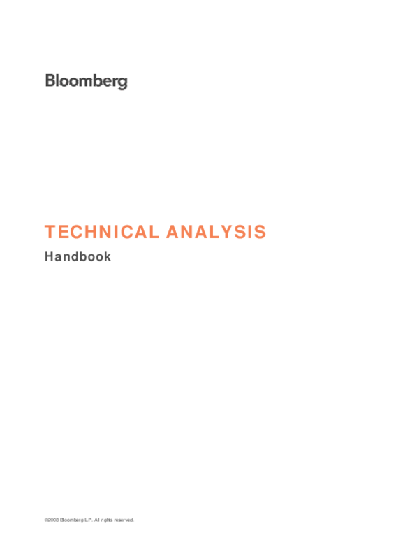 (PDF) TECHNICAL ANALYSIS Handbook