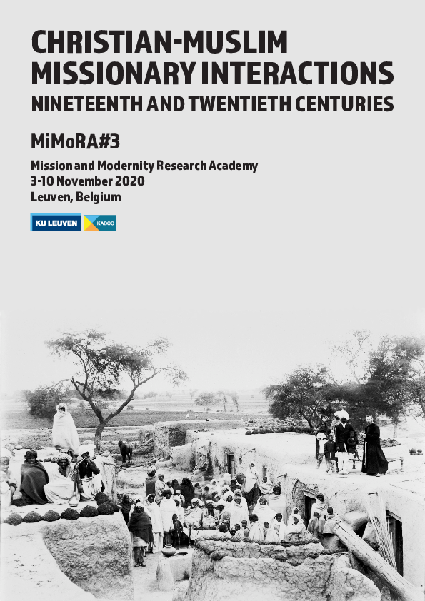 (PDF) CHRISTIAN-MUSLIM MISSIONARY INTERACTIONS NINETEENTH AND TWENTIETH ...