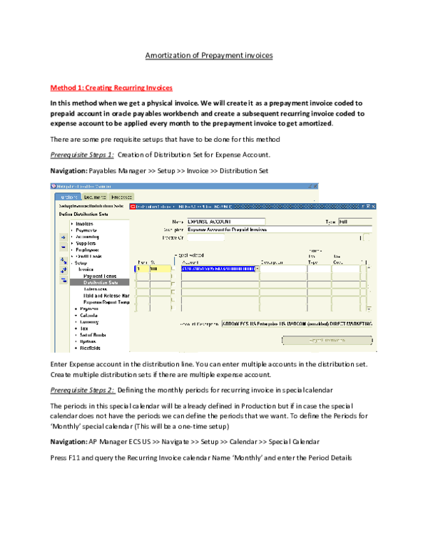 (DOC) Oracle EBS Amortization of Prepayment invoices
