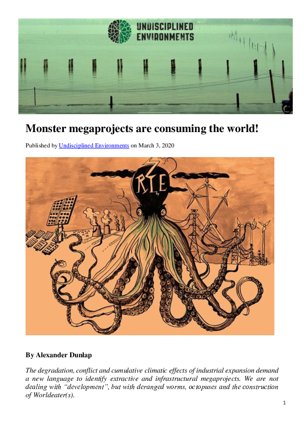 (PDF) Monster megaprojects are consuming the world!